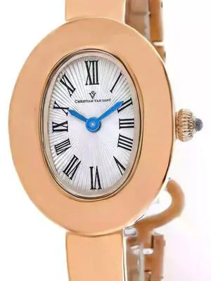 CHRISTIAN VAN SANT Anora Oval-face Watch - Silver