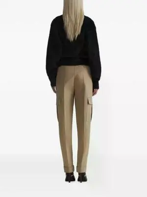 MUGLER Brushed Knit Long Sleeve Cardigan