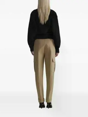 MUGLER Brushed Knit Long Sleeve Cardigan