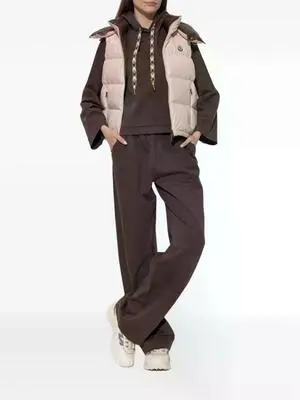 Moncler Logo-patch Cropped Hoodie