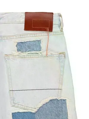 FORTELA Patchwork-detail Regular Jeans