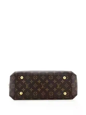 LOUIS VUITTON Monogram Canvas Braided Handle Montaigne Mm Tote Bag