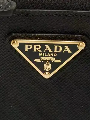 Prada Saffiano-leather Zip Card Case