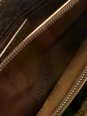 Nina Ricci Printed Tote Bag - Brown