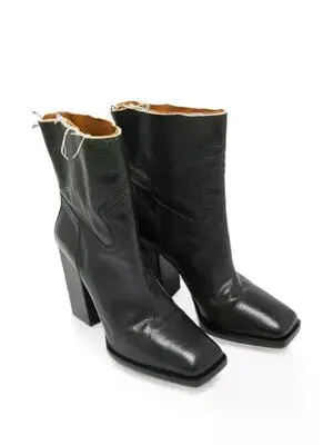 Saint Laurent Jodie Ankle Boots With Block Heel