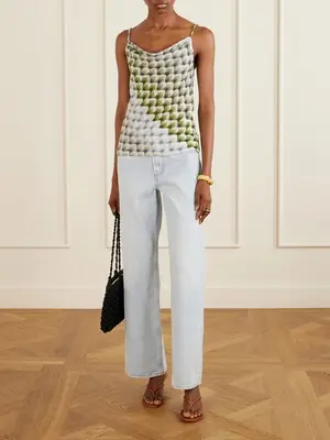 Missoni Metallic Crochet-knit Tank - Multi