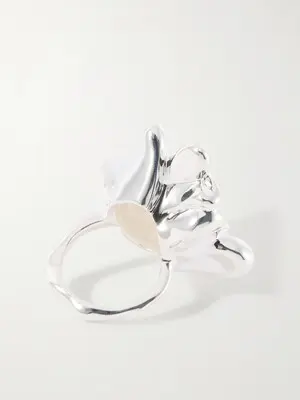 Completedworks Plated Brass Sculptural Ring