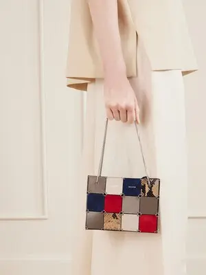 Khaite Emma Patchwork Leather Mini Bag
