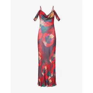 RAT AND BOA Adriana Printed Woven Maxi Dress