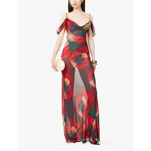 RAT AND BOA Adriana Printed Woven Maxi Dress