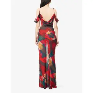 RAT AND BOA Adriana Printed Woven Maxi Dress