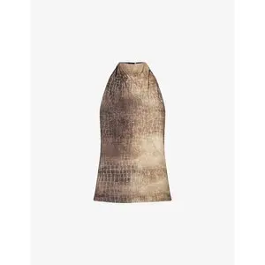 JADED LONDON Zene Backless Woven Top - Multi