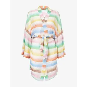 Missoni Wrap-over Kimono Knitted Cover-up - Multi