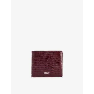 TOM FORD Classic Leather Bifold Wallet - Ruby Red