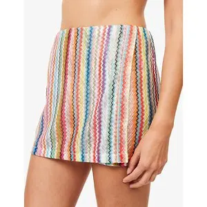 Missoni Zig-zag Knitted Mini Skirt