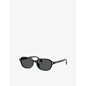 Versace Rectangle-frame Acetate Sunglasses Ve4514d