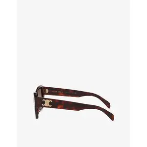 Celine Cl40330u Triomphe Butterfly-frame Acetate Sunglasses