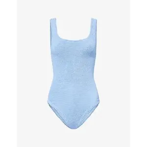 Hunza G Square Neck Swimsuit - Cornflower