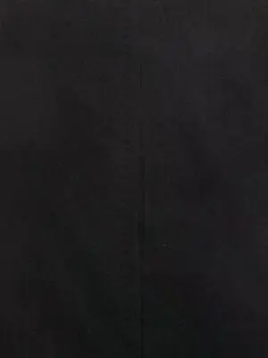 LOUIS VUITTON Wool Pencil Midi Skirt With Ruffle Trim - Black