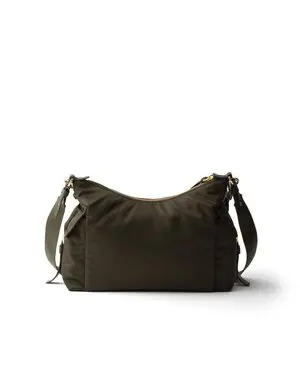 Prada Re-nylon And Leather Bag - Forest
