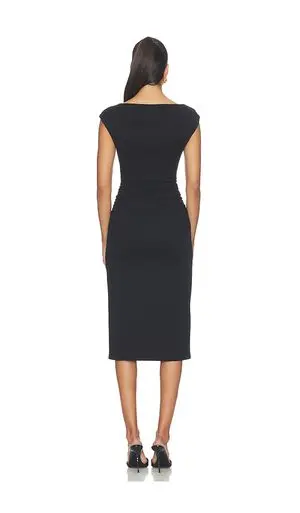 Spanx Smoothing Jersey Cap Sleeve Scoop Dress