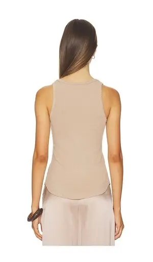 Sablyn Jameela Racerback Tank Top - Beige