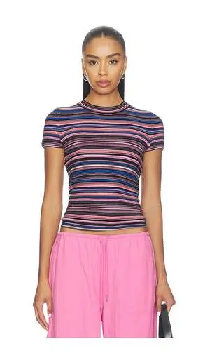 PISTOLA Selene Short Sleeve Sweater Tee - Multi