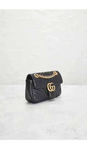FWRD RENEW Gucci Mini Gg Marmont Shoulder Bag