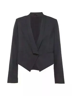 Brunello Cucinelli Cropped Blazer - Grey