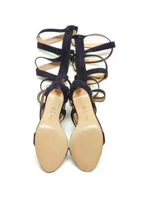 Carolina Herrera Suede Gladiator Sandals