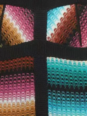Missoni Zig-zag Knit Sleeveless Mini Dress
