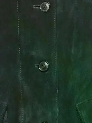 Loro Piana Goatskin Zip-up Blazer