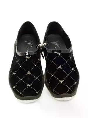 GIUSEPPE ZANOTTI Velvet Quilted Sneakers