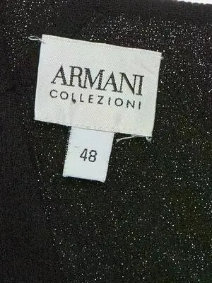 ARMANI Sleeveless V-neck Midi Dress