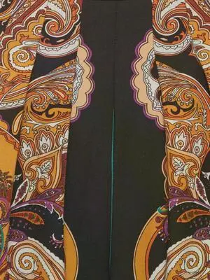 Etro Paisley Pattern Midi Skirt