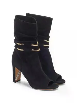 JIMMY CHOO Legion Chain-detail Ankle Boots - Black