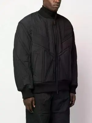 Y3 Quilted Bomber Jacket - Black