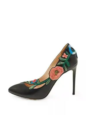 Gucci Ophelia Embellished Pointed Toe Stiletto Pumps