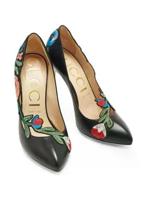Gucci Ophelia Embellished Pointed Toe Stiletto Pumps