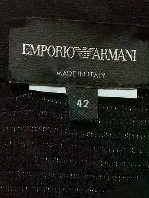 Emporio Armani Ribbed Midi Skirt