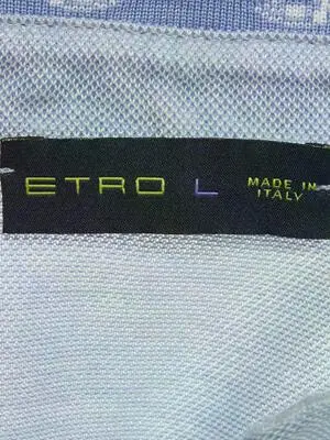 Etro Pique Polo Shirt - Blue