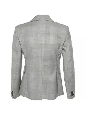 Max Mara Houndstooth Pattern Blazer