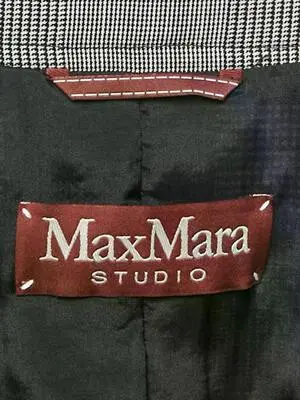 Max Mara Houndstooth Pattern Blazer