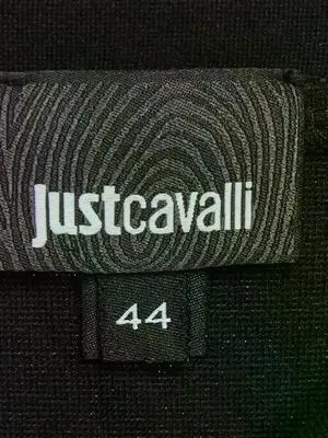Just Cavalli Snake-print Sweater With Tassel Detail