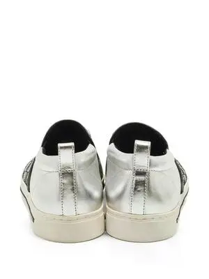 Marc Jacobs Mercer Sequin Embellished Checkered Slip-on Sneakers