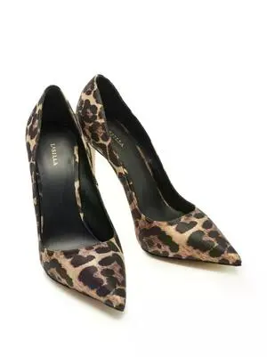 LE SILLA Eva Leopard-print Pumps - Brown