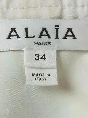 Alaïa Light Denim Bustier Top