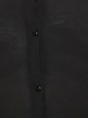 Max Mara Button-down Knitted Long Wool Cardigan