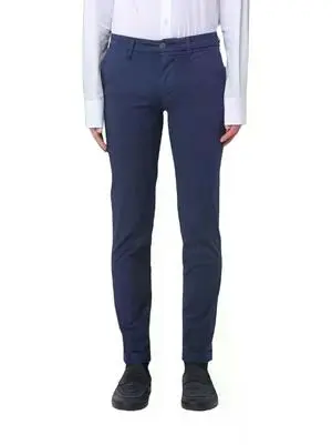 RE-HASH Stretch-cotton Chino Trousers - Blue