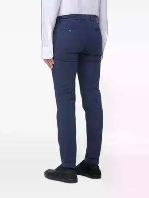RE-HASH Stretch-cotton Chino Trousers - Blue